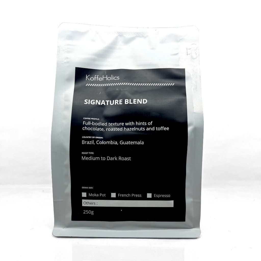 KoffeHolics Signature Blend 250grm (Whole Beans) | Shopee Malaysia