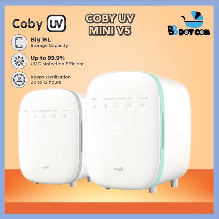 Coby UV Mini UV LED Bottle Sterilizer + Dryer V5 ( 1 Unit ) | Shopee ...