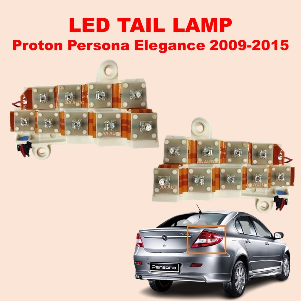 WARRANTY Proton Persona Elegance 2009-2015 Led Tail Lamp Back Lampu ...