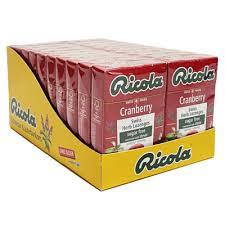 20 Packs Ricola Sugar Free Cranberry Swiss Herb Candy 40g Each HALAL (LOCAL READY STOCKS ...