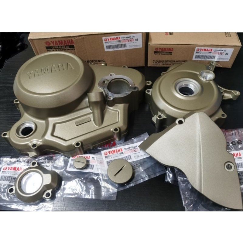 YAMAHA ORIGINAL 100% CASING COVER ENGINE CRANKCASE COVER SET FZ150/ Y15ZR-Gold series | Shopee ...