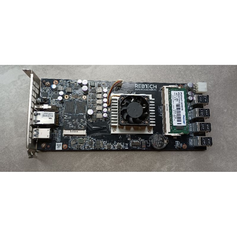 REBTECH 8GPU USB Motherboard+4GB RAM+Msata SSD 32GB | Shopee Malaysia