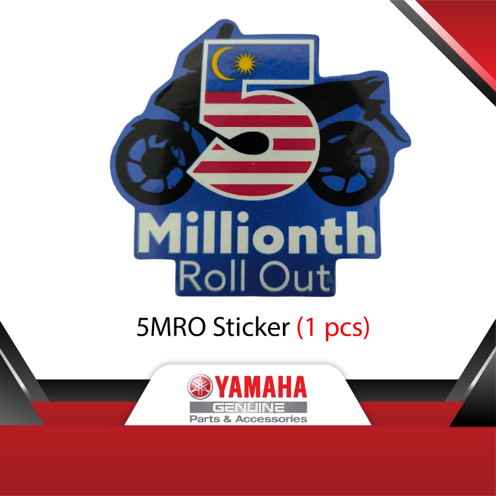 Yamaha Original 135LC FI V8 Sticker 5MRO 5 Million Millionth Roll Out ...