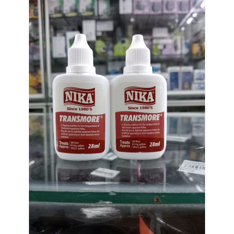 (Twins Pack) Nika Transmore Ubat Pengsan & Pemindahan Ikan 28ml ...