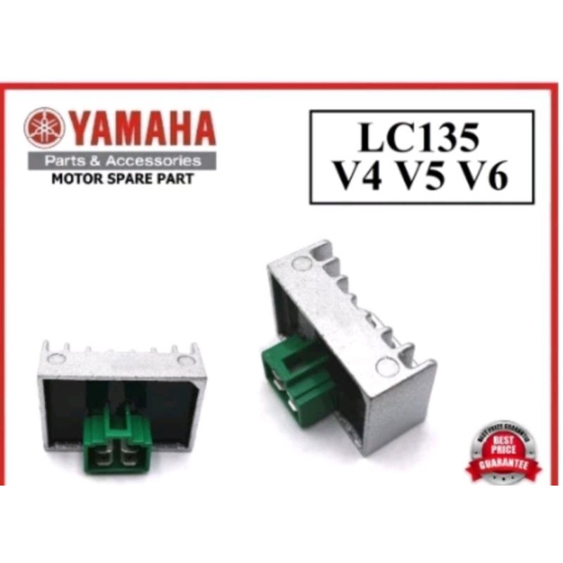 YAMAHA LC135 V4 / V5 / V6 /LC135 V8 FI RECTIFIER REGULATOR RETIFIER REGULATER KATAU KATAB NEW ...
