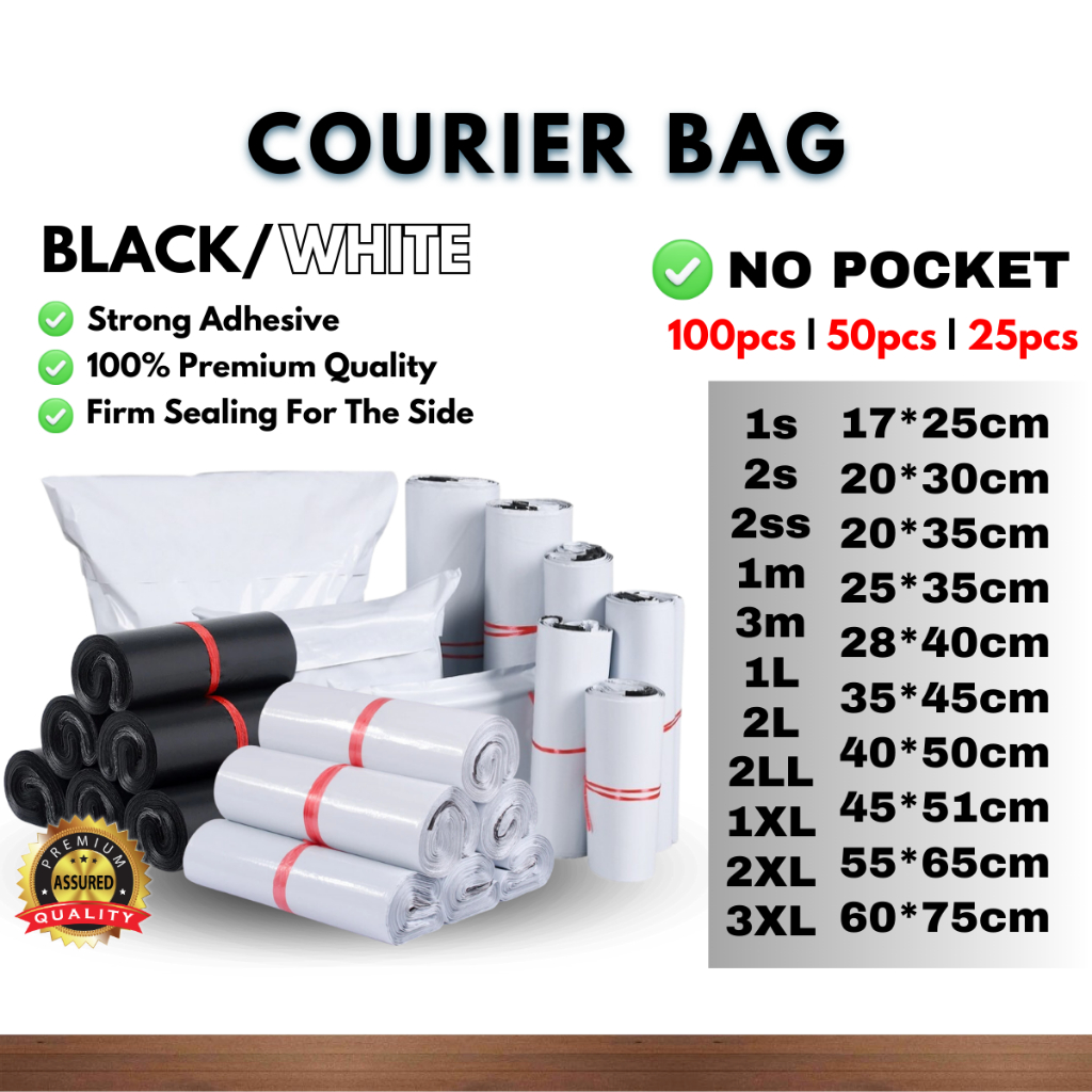 Courier Bag No Pocket Parcel Bag Flyer Plastic Pos Kurier Plastik ...