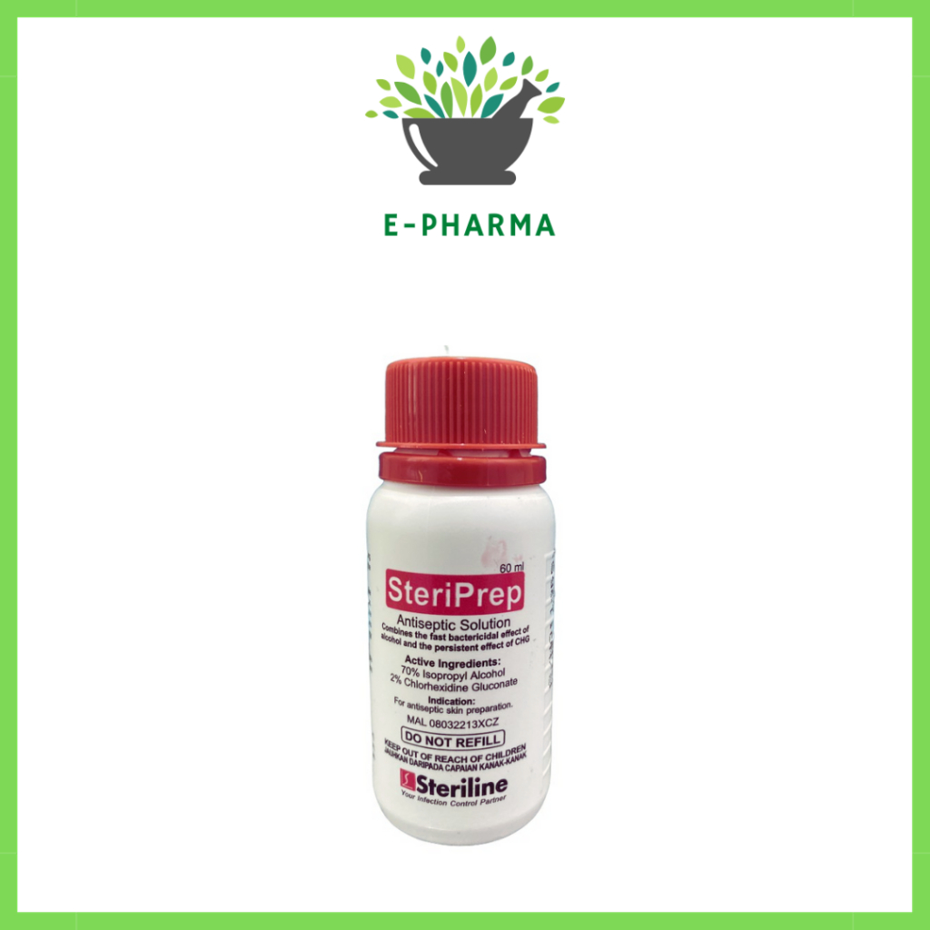 Steriprep Antiseptic Disinfectant Alcohol based 60ml | Shopee Malaysia