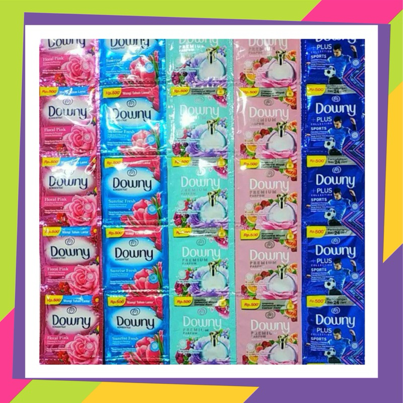 Downy sachet kemasan ekonomis isi 12sachet pack travel | Shopee Malaysia