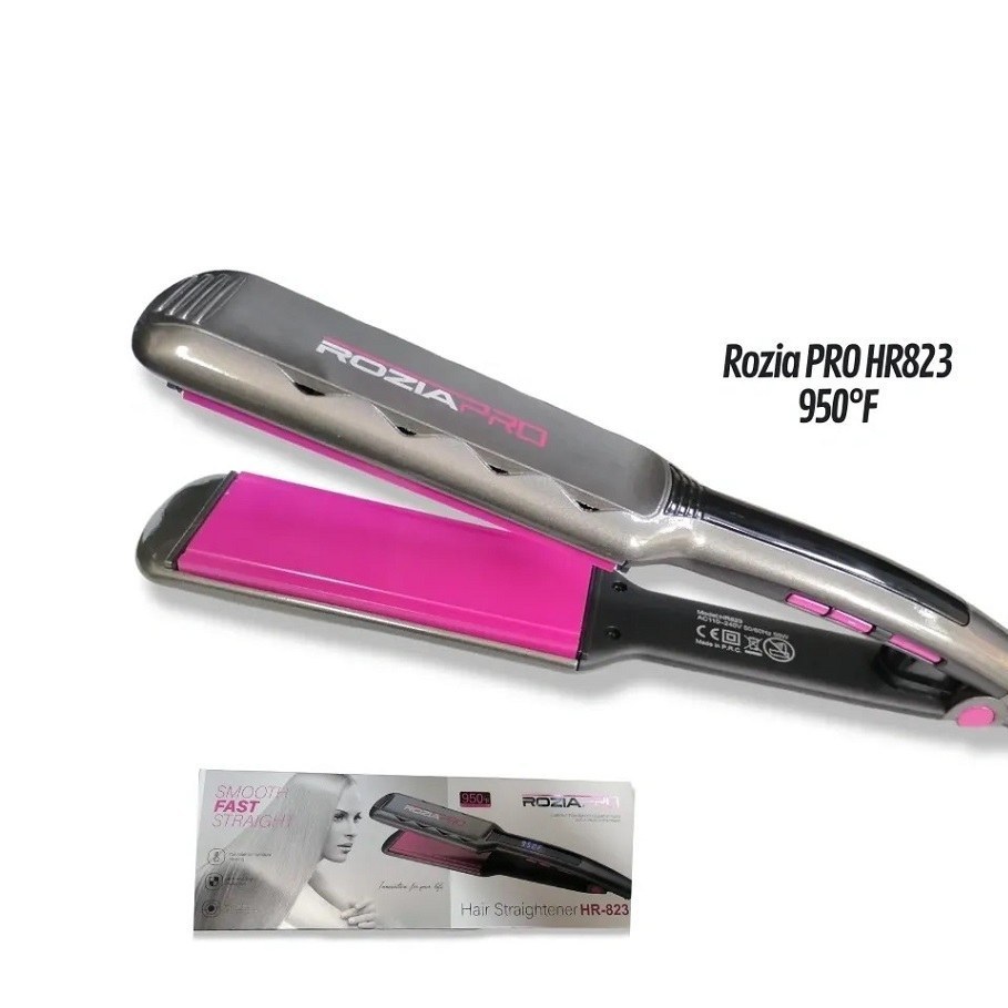 HR Negative Ion Electric Splint Hair Straightener Flat Iron Hair ...