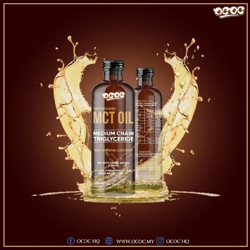 MCT Oil OCOC 250ml / 20ml Dr Rizal Flavourless Tiada Rasa | Shopee Malaysia