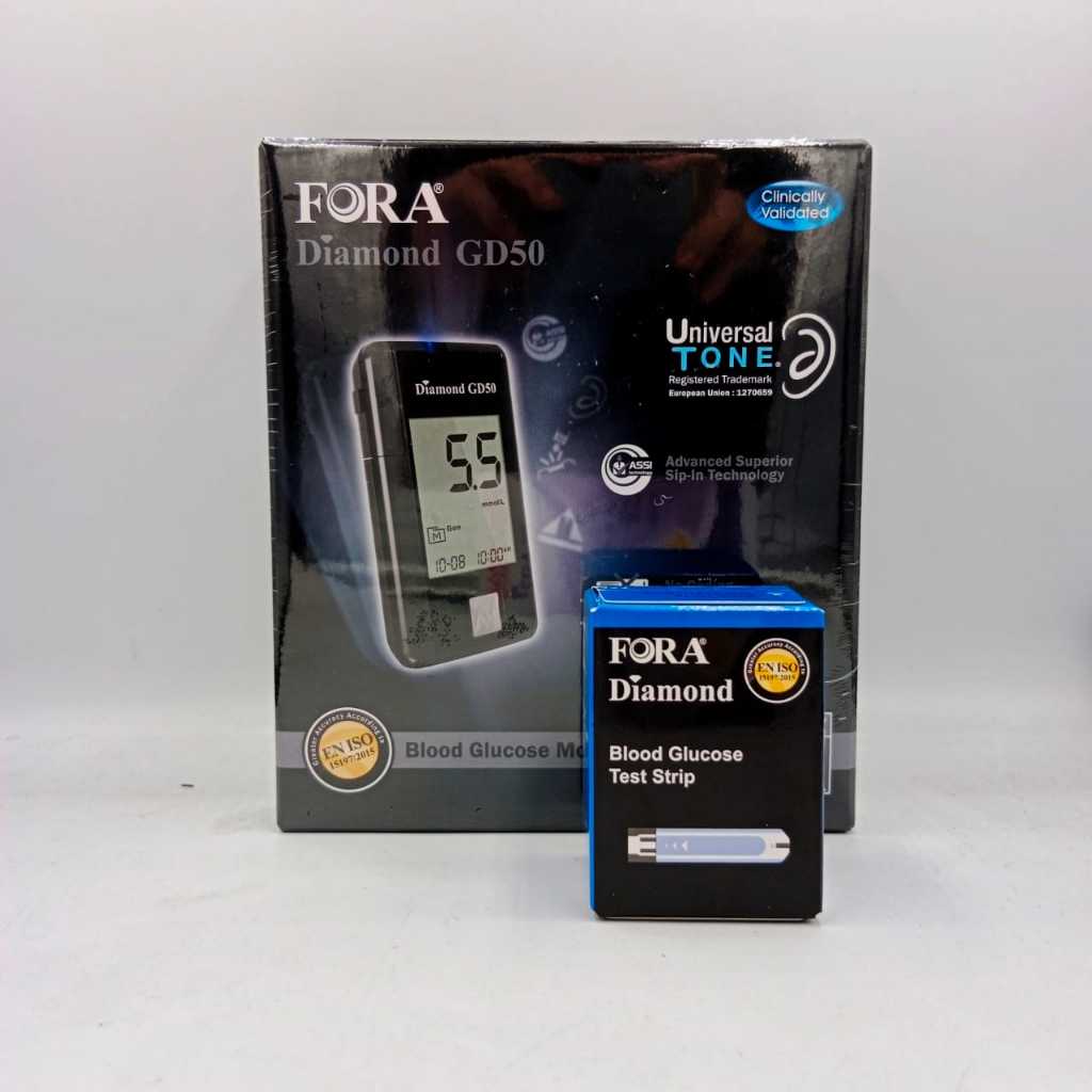 Fora Diamond Blood Glucose Meter,Test Strip 25's EXP11/26 | Shopee Malaysia