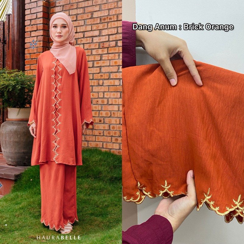 [HAURABELLE] KEBAYA DANG ANUM IRONLESS | EDITION RAYA 2024 | Shopee ...