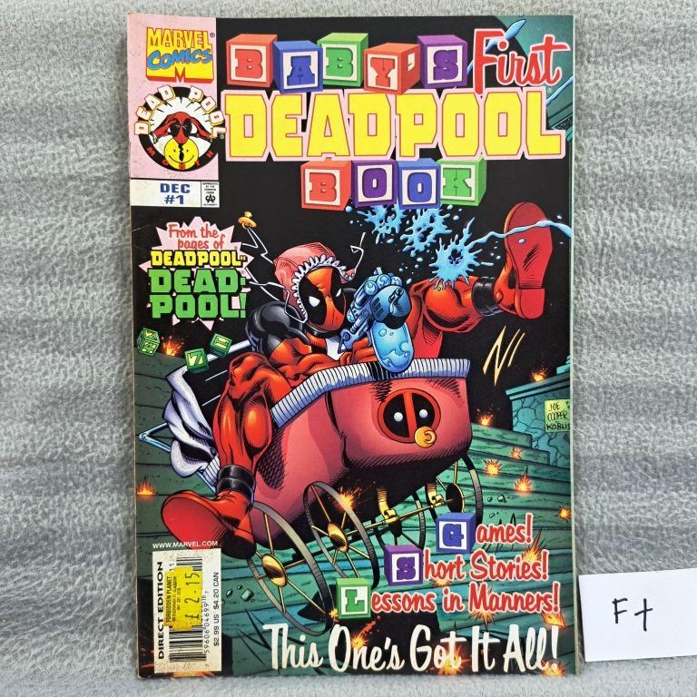 Deadpool: Baby's First Book #1 (One-Shot) Marvel Comics (HTF) X-Men ...
