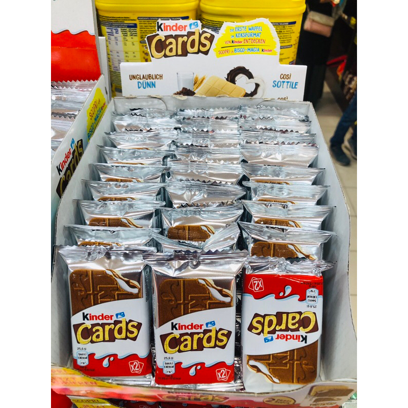 NUTELLA BISCUITS T3X28 KINDER CARDS T2X30 | Shopee Malaysia