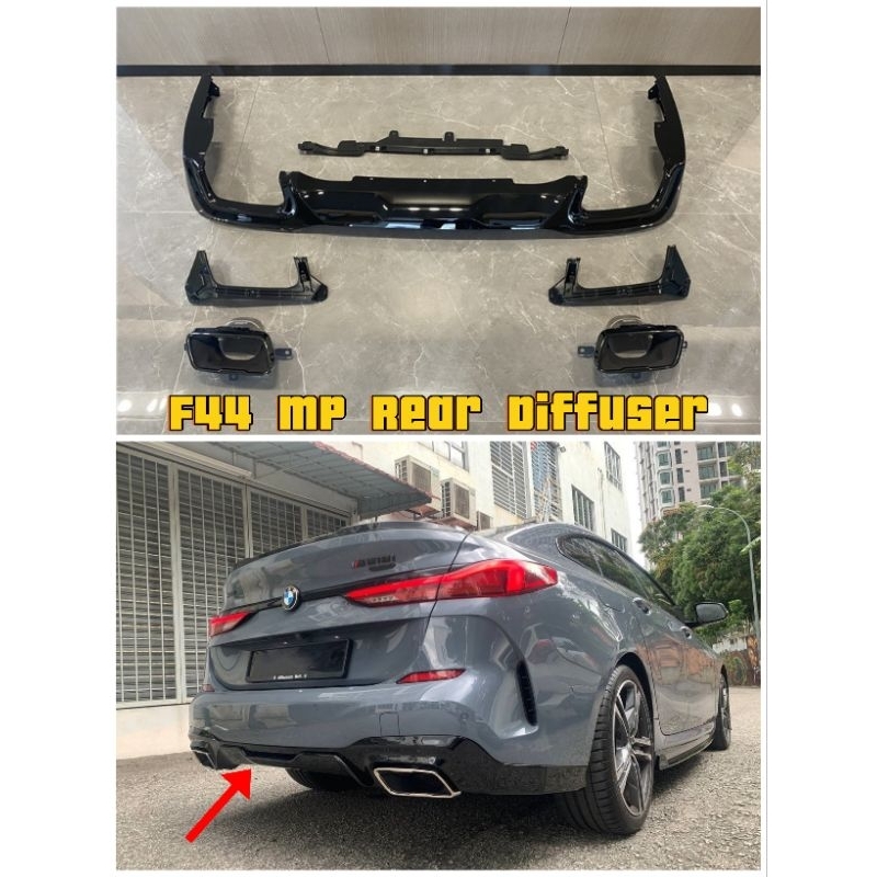 BMW F44 218i 2 Series Grand Coupe MP Rear Diffuser | Shopee Malaysia
