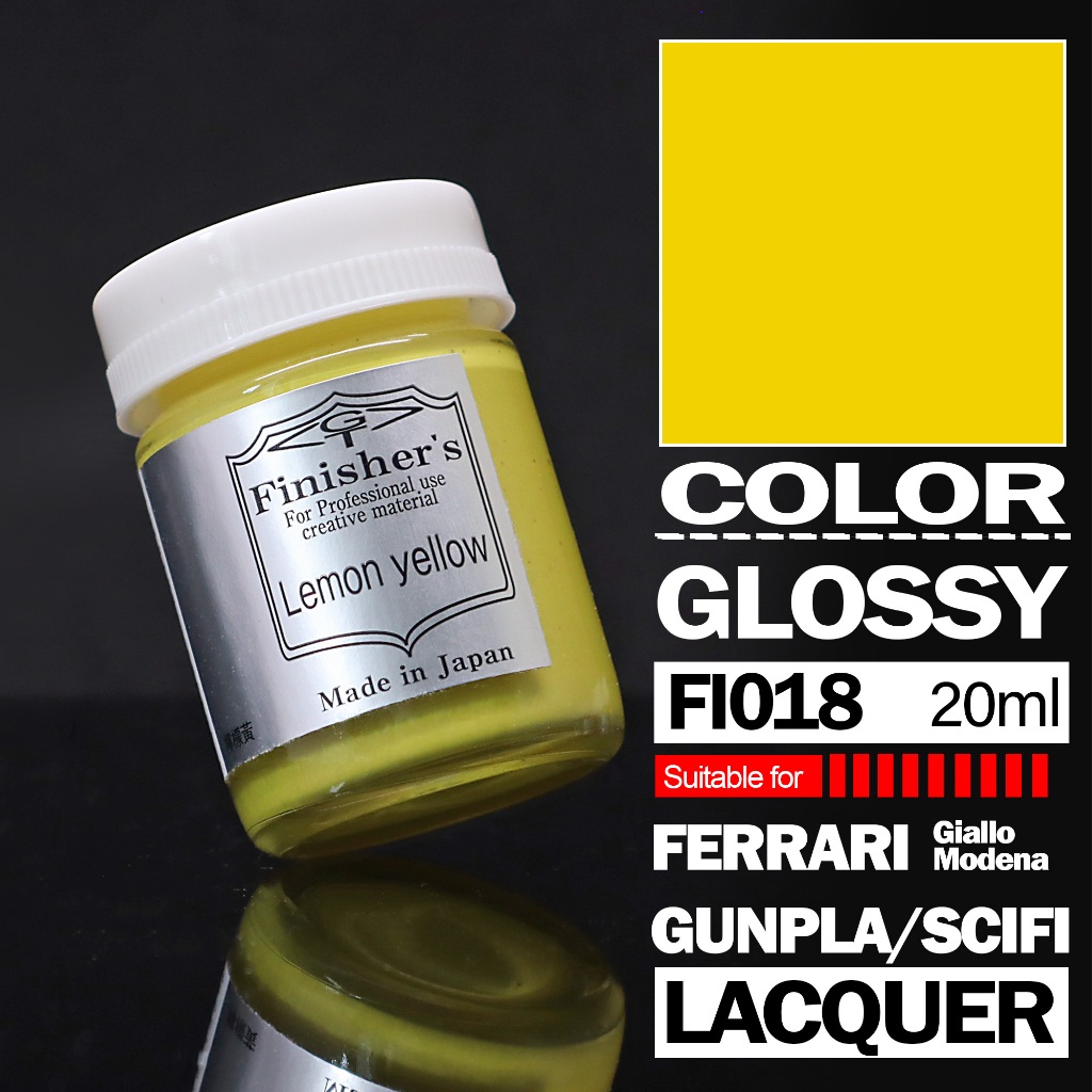 Finisher's Lacquer Paint Yellow / Green series Color - Lemon Yellow ...