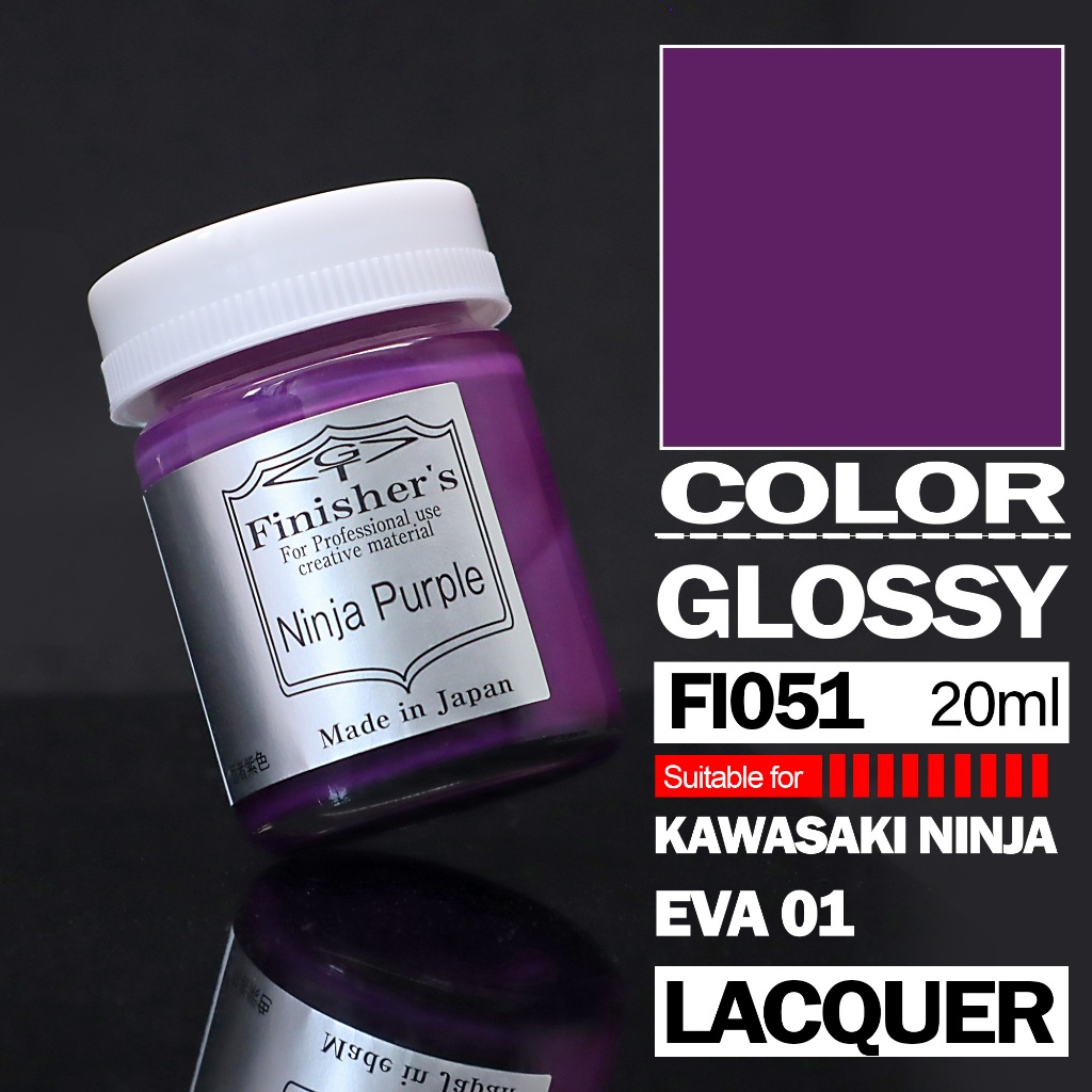 Finisher's Lacquer Paint Blue / Purple series Color - Ninja Purple ...
