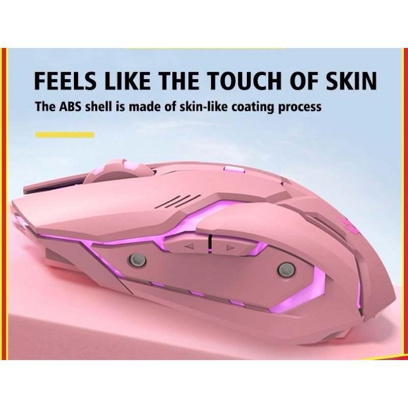 Mechanical USB Mouse Silent Desktop Laptop Office Home use Wireless ...