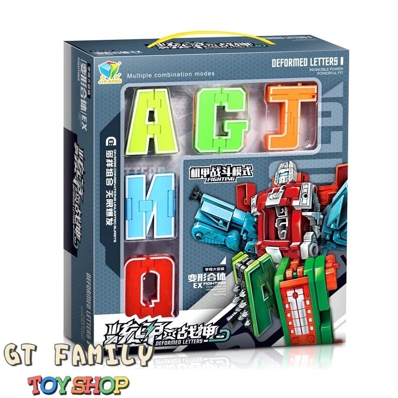Alphabots Deformation Letters Robot Toys - ABC Learning Transforming ...