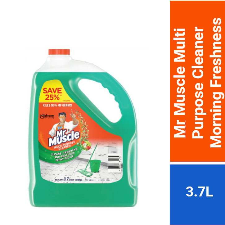 Mr Muscle Multi Purpose Cleaner Morning Freshness (3.7L) | Shopee Malaysia