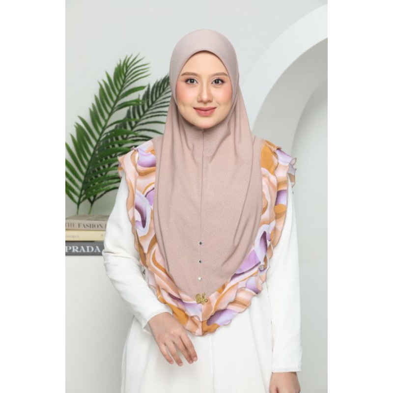 Tudung Sarung Beeha XL Awning Scuba Moscrepe Tudung Souk Instant Scaft ...