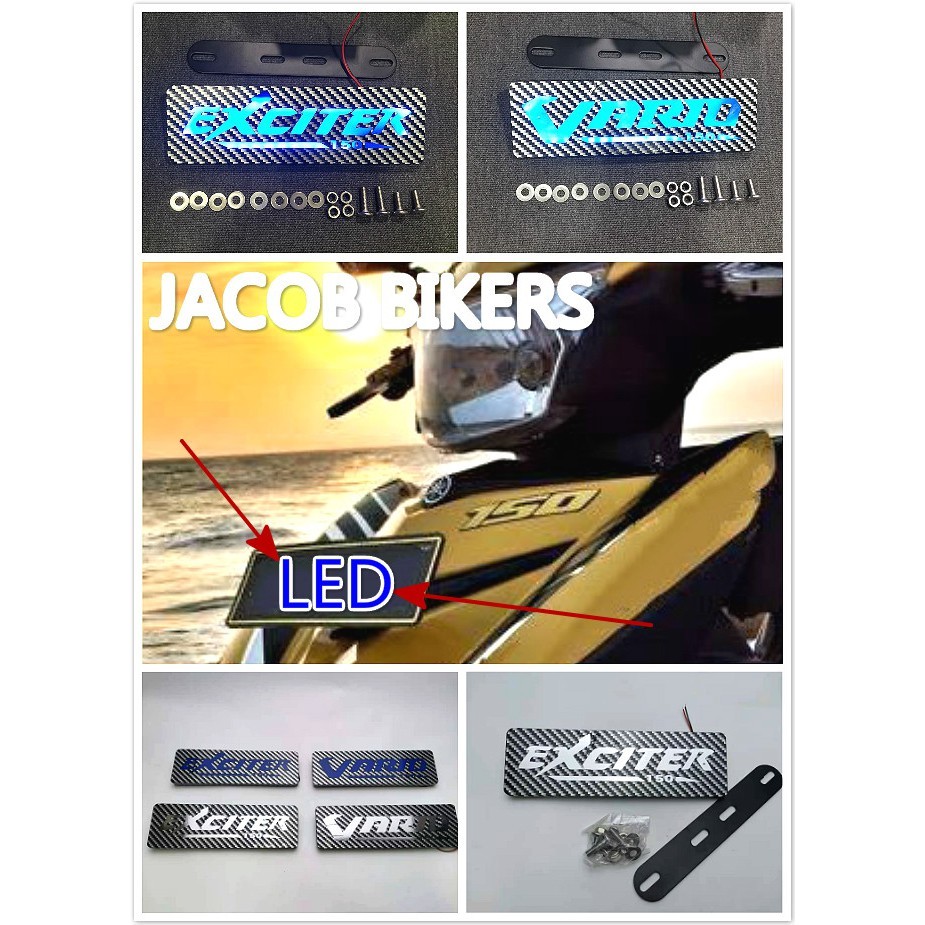 YAMAHA Y15ZR HONDA VARIO DADA FRONT INNER PANEL NUMB PLATE LED LIGHT ...