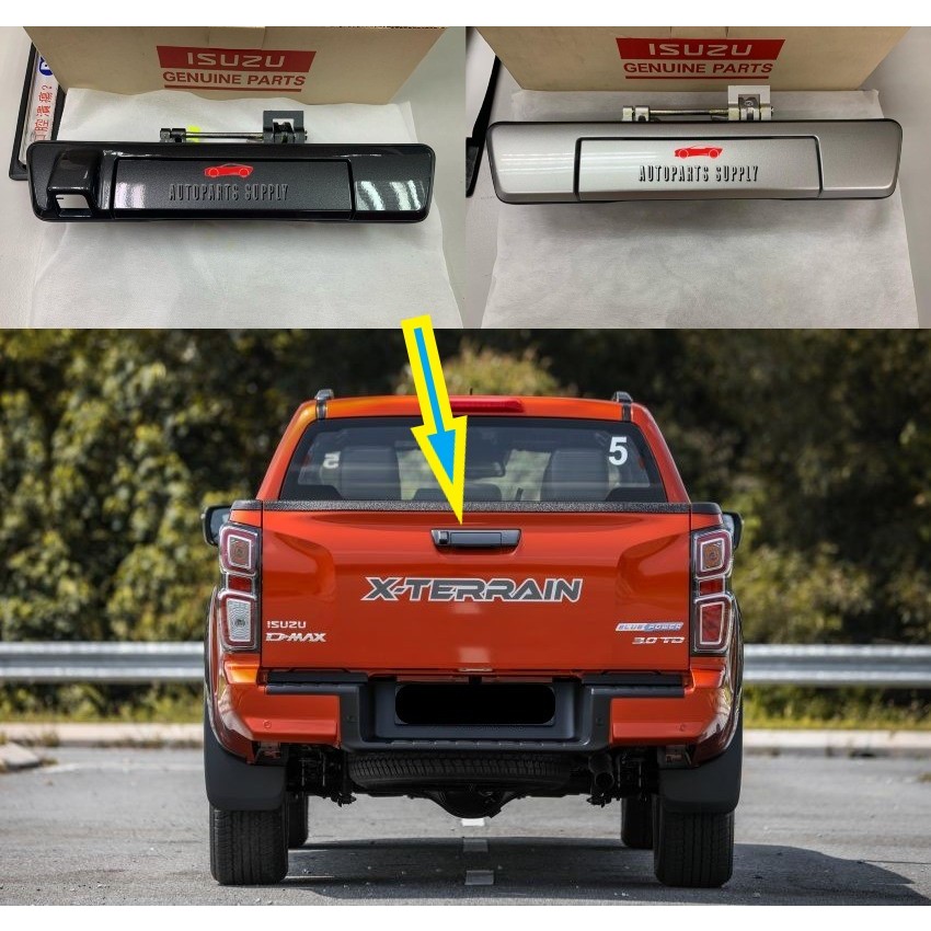 ORIGINAL ISUZU DMAX D-MAX 2021 - 2024 TAIL GATE HANDLE REAR BONNET ...