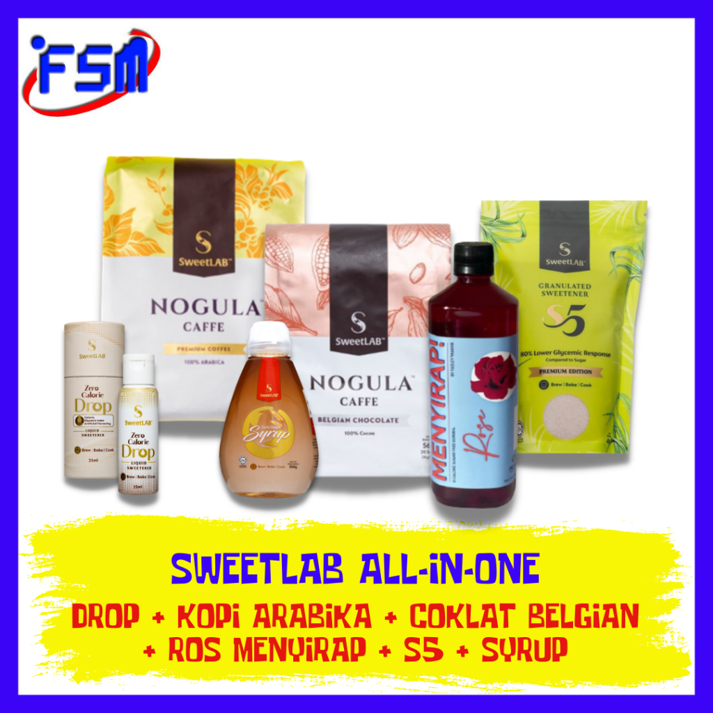 SweetLAB ( Zero Calorie Drop, Coffee Arabica, Belgian Chocolate ...