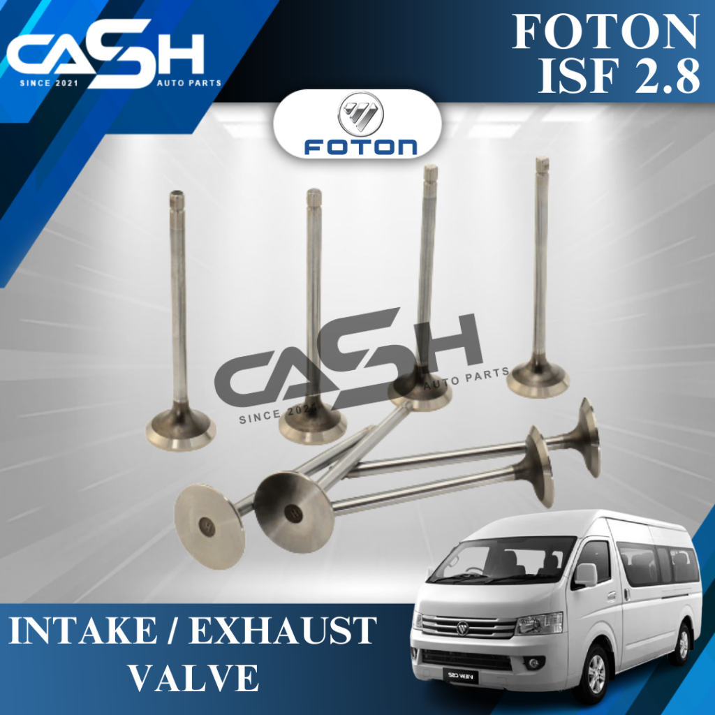 FOTON VIEW CS2 ISF 2.8 ENGINE VALVE INTAKE VALVE EXHAUST VALVE | Shopee ...