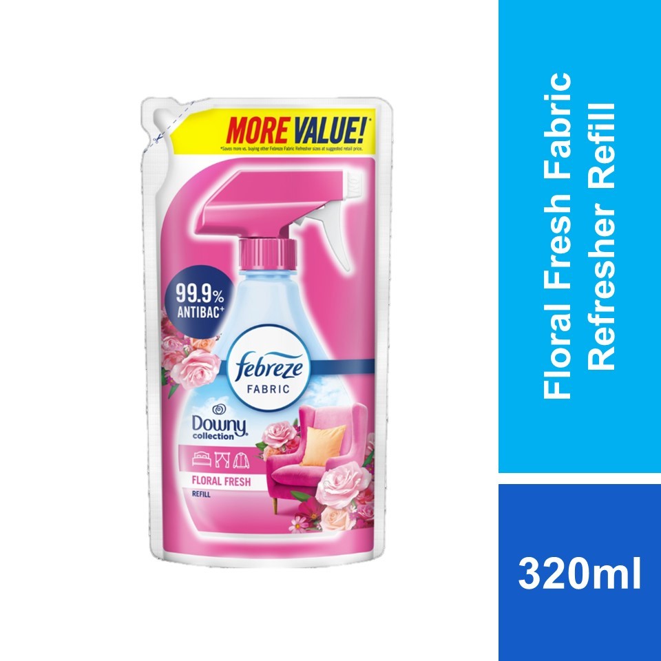 Febreze Downy Collection Floral Fresh Fabric Refresher Refill (320ml ...