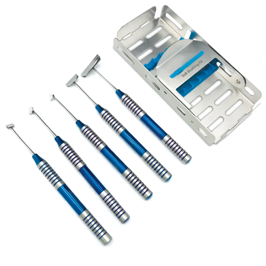 Dental Soft Tissue Lingual Flap Implant Surgery Brushing Kit Dental ...