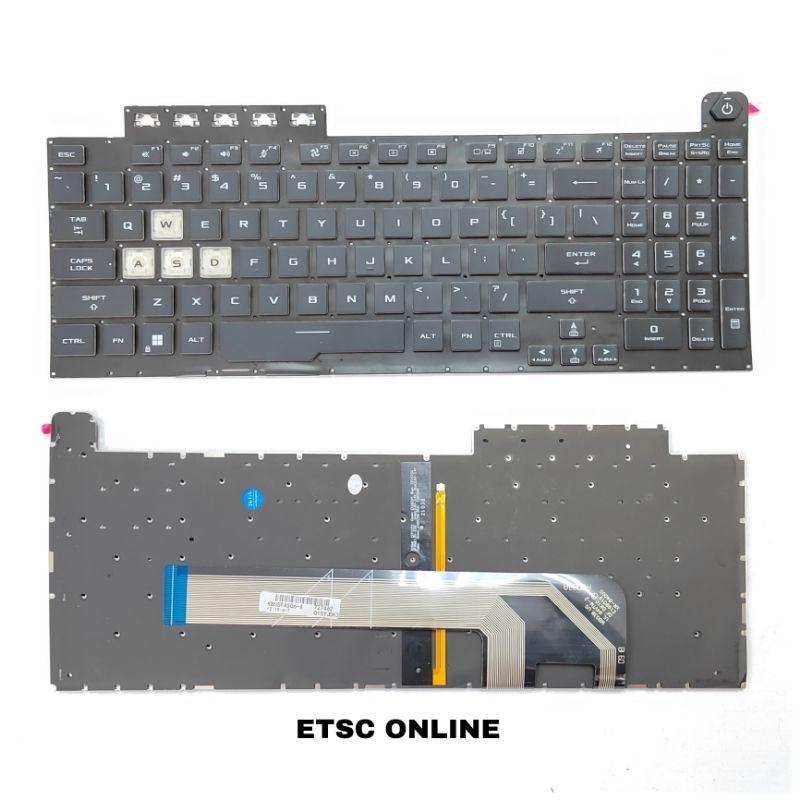 New Keyboard For Asus TUF Gaming F15 FA506 FA506Q FX506 FX506L FA706 FX706 Black Keyboard ...