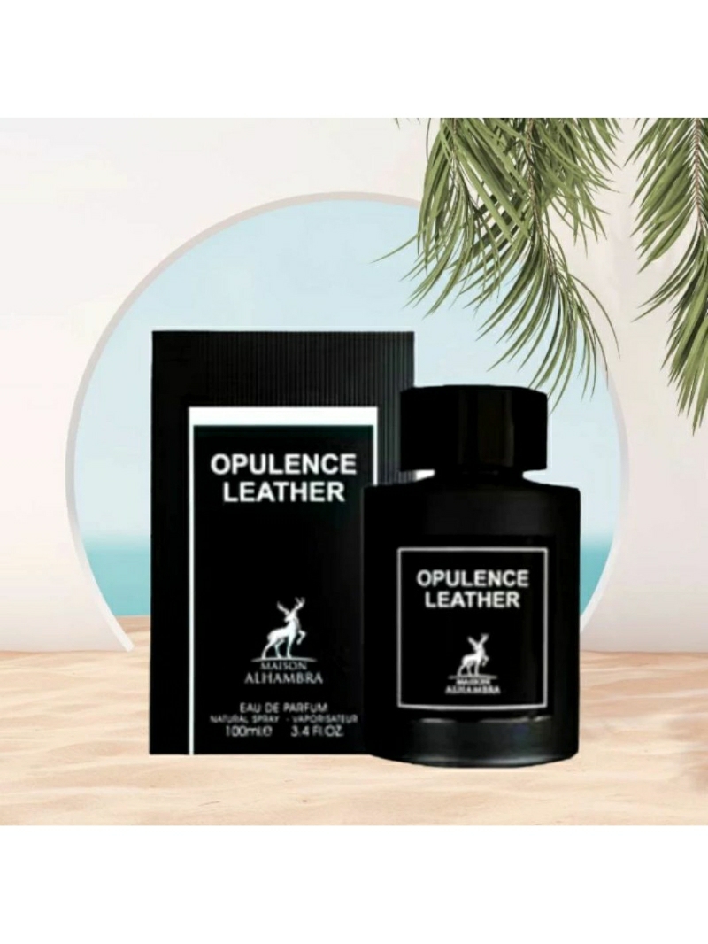 OPULENCE LEATHER BY MAISON ALHAMBRA 100ml EDP PERFUME ORIGINAL FROM UAE ...
