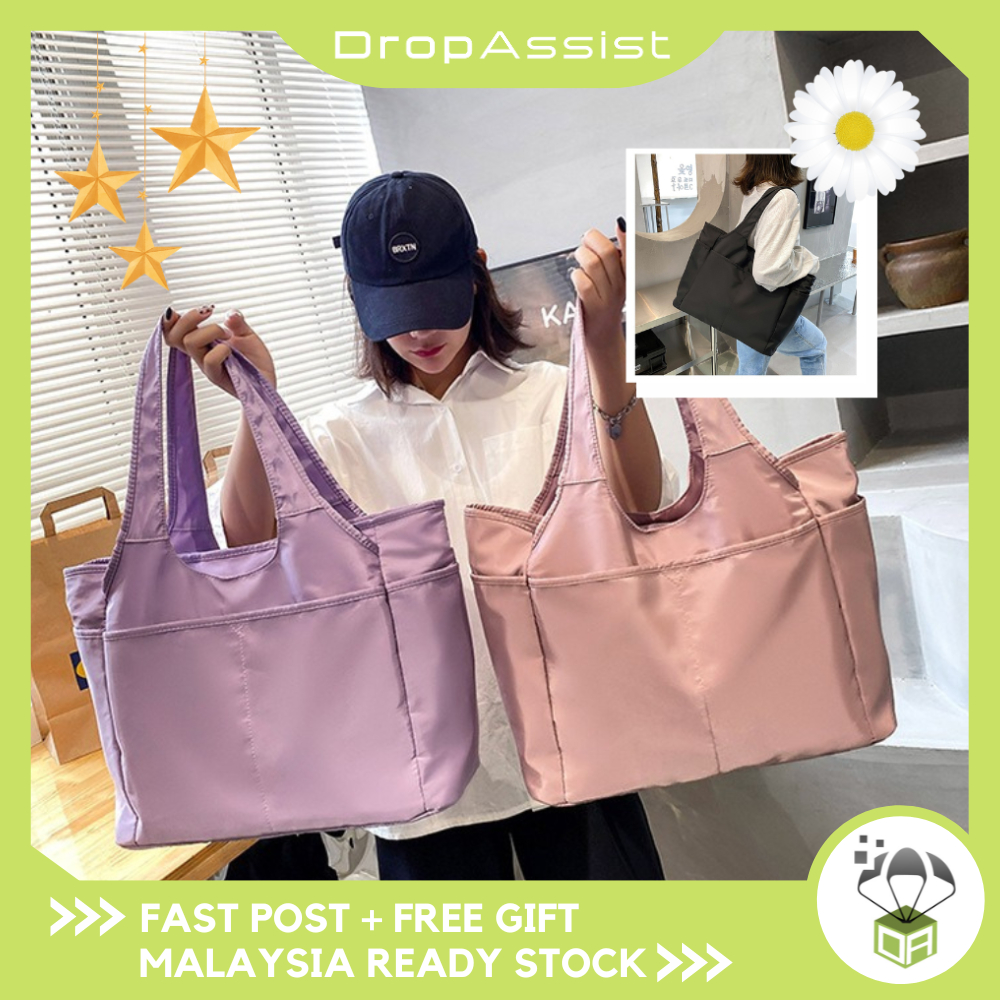 DROPASSIST 1808 Big Capacity Woman Tote Canvas With Zip Student Tuition ...
