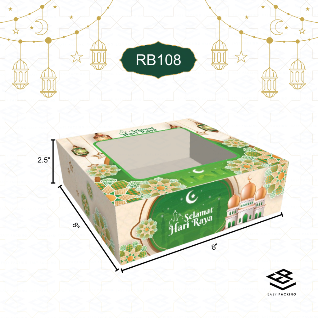 Raya New Design Hari Raya card Raya Box Hari Raya Gift Box Handle ...