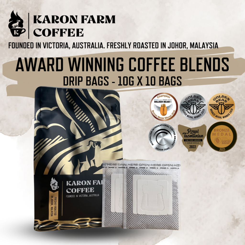 Karon Farm Coffee Drip Bag 10G X 10 Ground Coffee 100% Arabica | Shopee ...