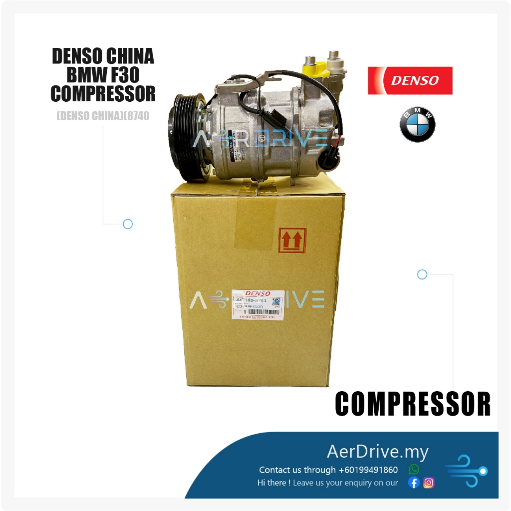 DENSO CHINA BMW F20 / F30/ F80/ F45 2011-2019' 6PK COMPRESSOR 8763 ...