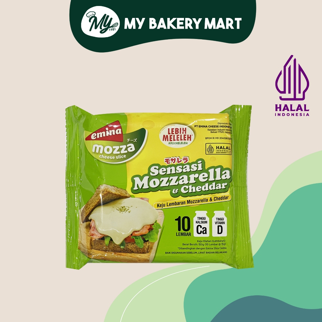 EMINA Slice Cheese Mozza 10slice/pkt (Exp: 08/24) | Shopee Malaysia
