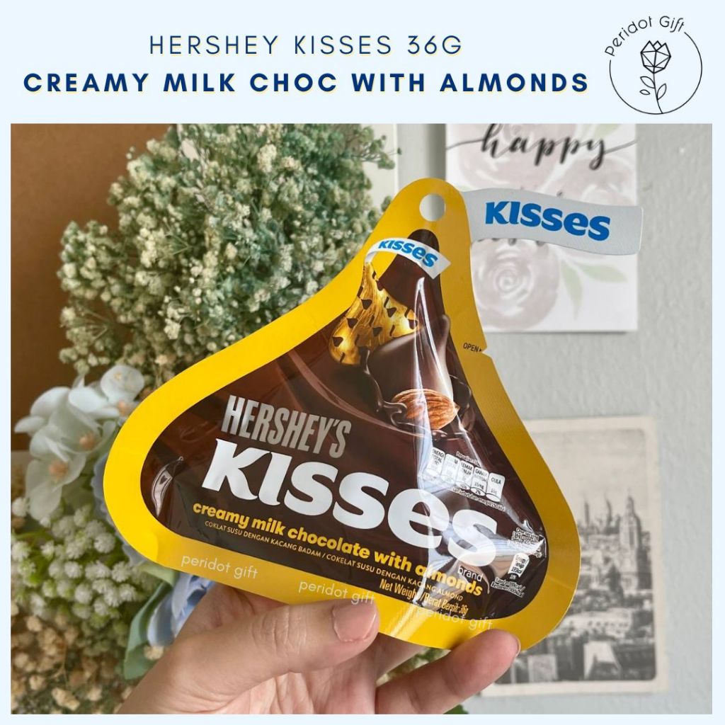 Hershey Kisses 36g - Creamy Milk Chocolate with Almonds / Cookies ...