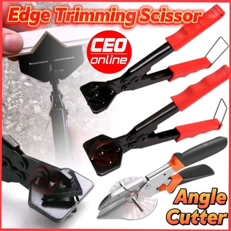 CEO 🇲🇾 U Type Edge Trimming Scissor 45 Degrees 90 Degrees PVC PE ...
