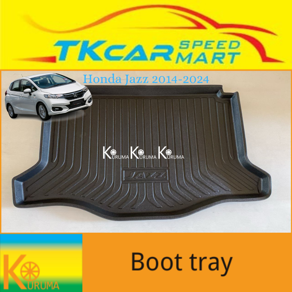 HONDA JAZZ 2014-2022 NORMAL ONLY ( KURUMA ) SOFT HIGH QUALITY BOOT TRAY ...
