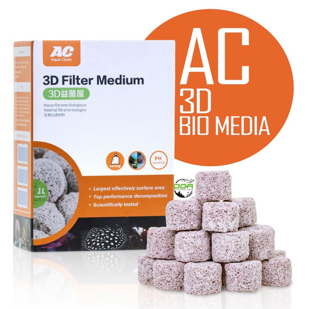 AC 3D Filter Media Aquarium Fish Tank Filter（AC滤材3D益菌屋） | Shopee Malaysia
