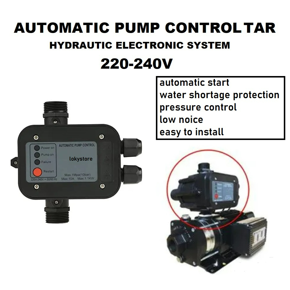 LKM 220 - 240V Automatic Water Pressure Pump Control / Mesin Pam Air ...