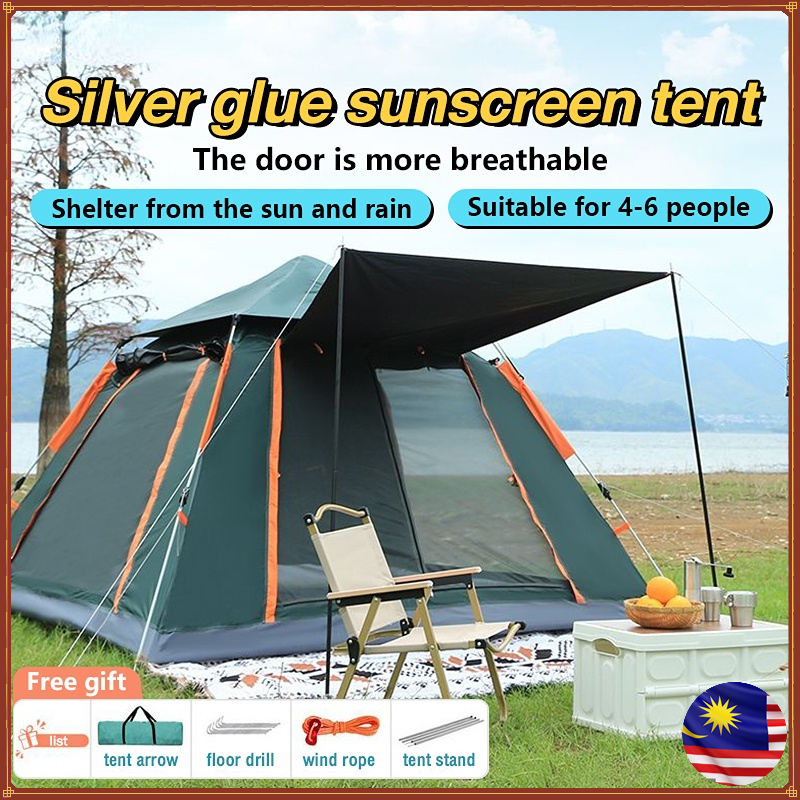 Automatic 5-8 Camping Tent Waterproof Auto Tent Automatic Tent Camping ...