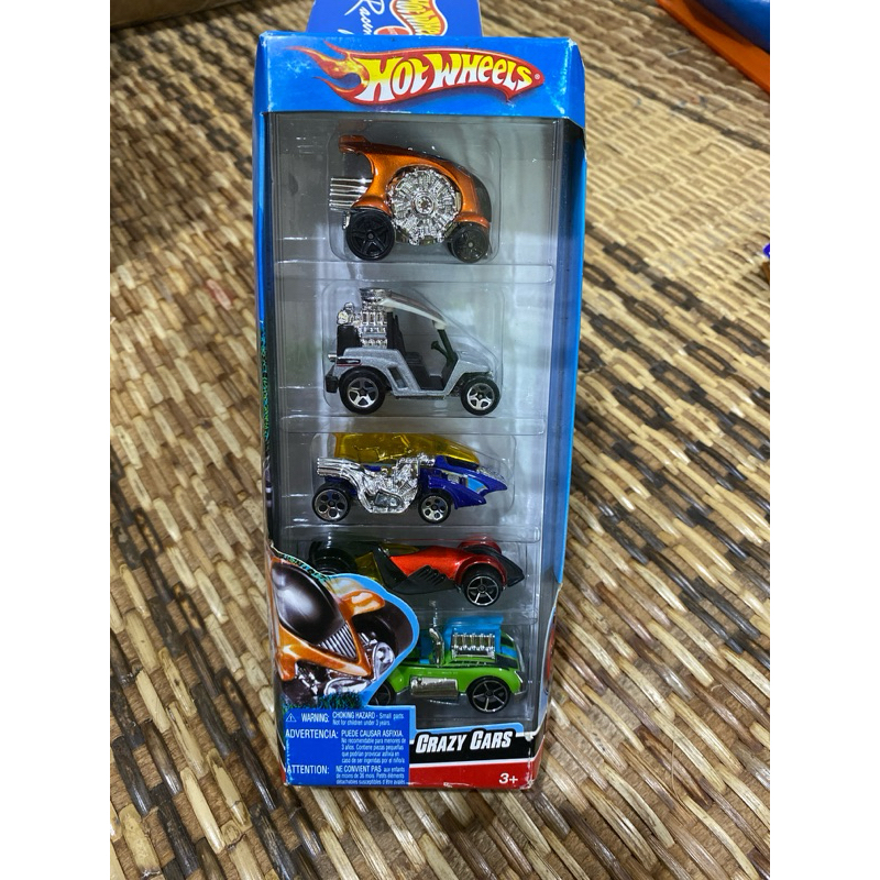 Hot Wheels Wild Things / Crazy Cars 5 Gift Pack Blastous, Fore Wheeler ...