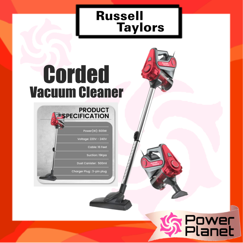 Russell Taylors Corded Vacuum Cleaner VC-20 (600W) Red VC20 / Gaabor ...
