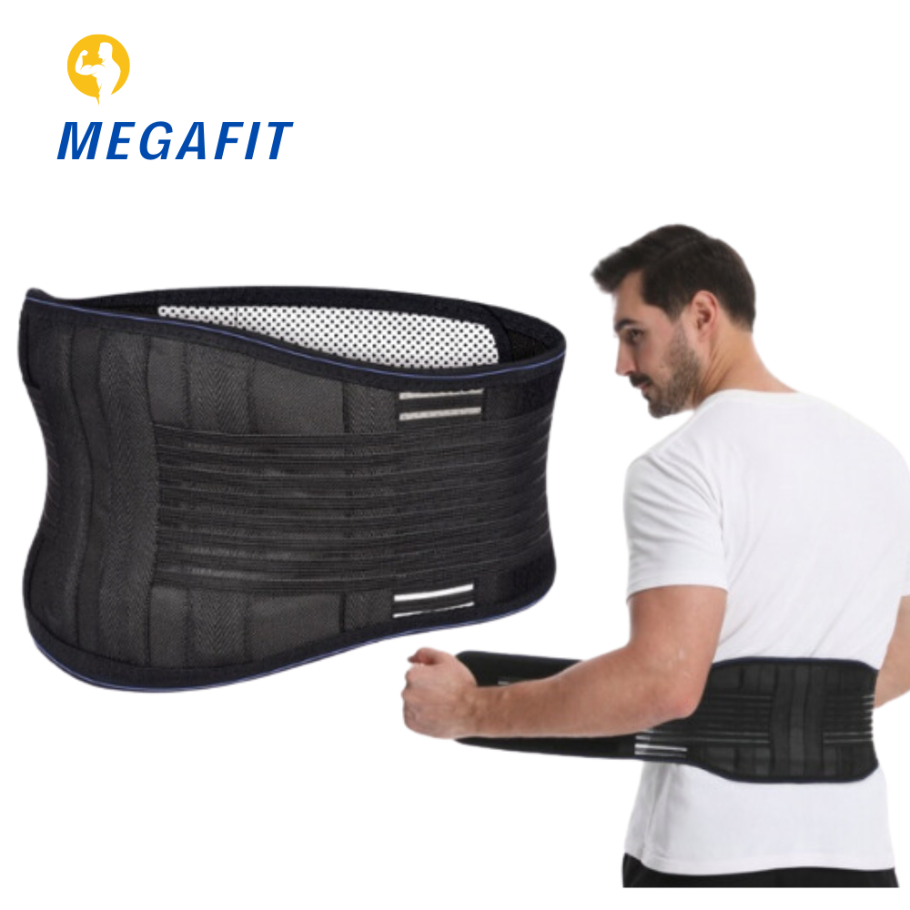 MEGAFIT Low Back Pain Support Back Injury Brace Support For Fitness ...