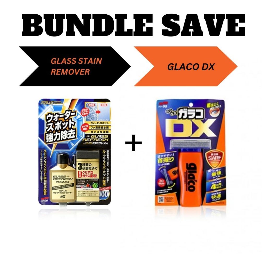 [BUNDLE&SAVE] GLASS STAIN REMOVER + GLACO DX | Shopee Malaysia