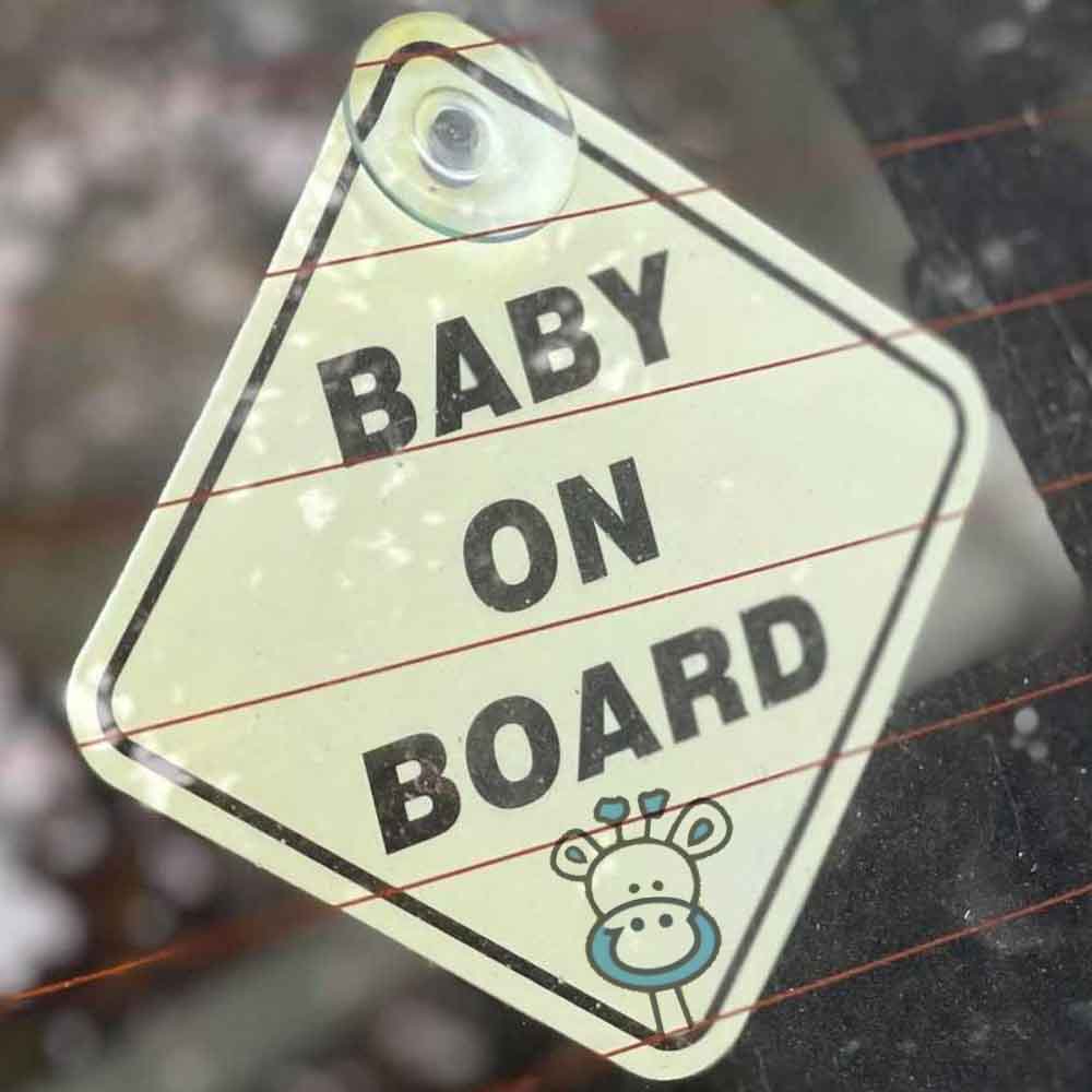 Sticker Baby On Board Reflective Car Sticker Safety Sign Safety Child ...