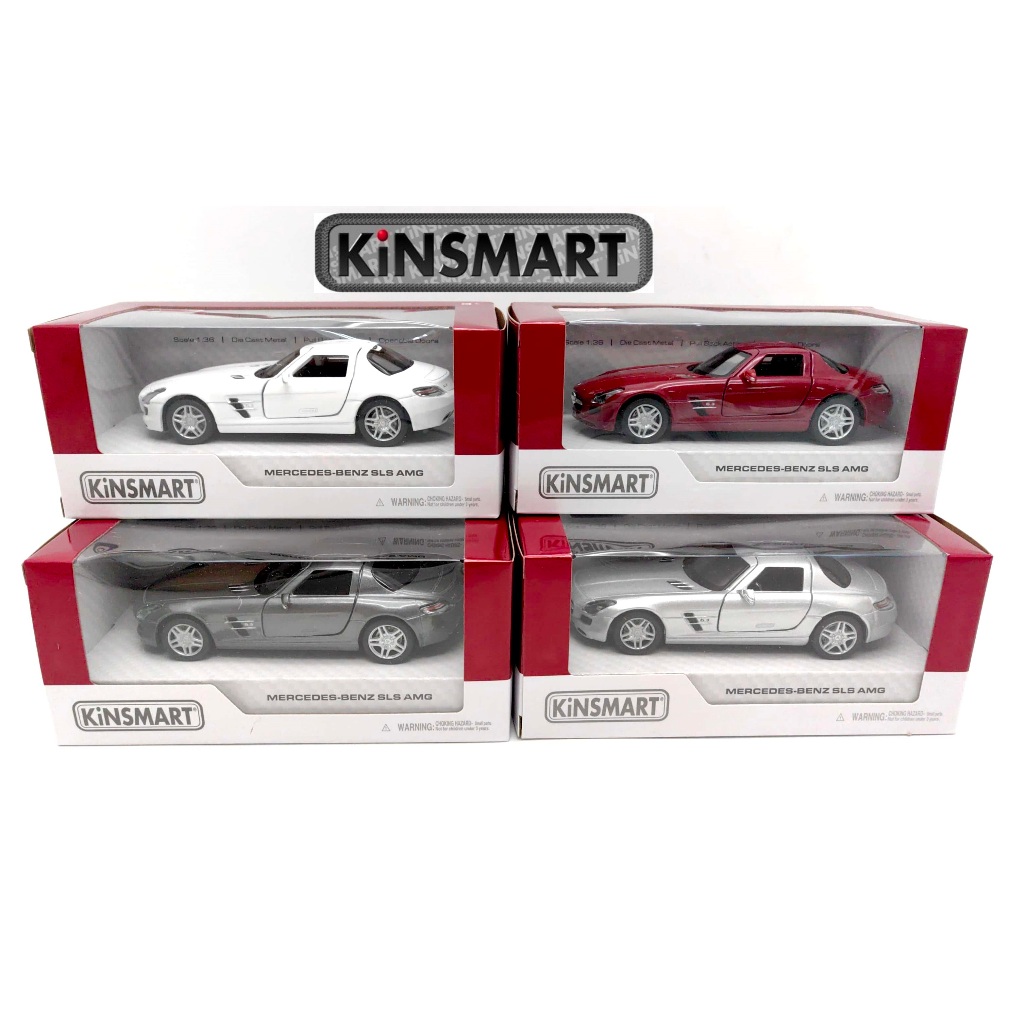 KINSMART 1:36 METAL DIE CAST MERCEDES-BENZ SLS AMG CAR MODEL COLLECTION ...